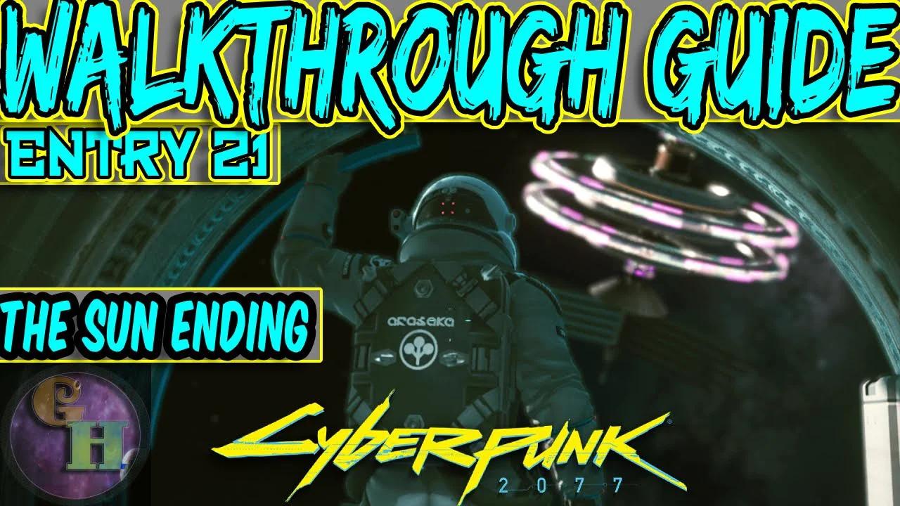 HOW TO GET THE SUN ENDING IN CYBERPUNK 2077 - SECRET ACHIEVEMENT / TROPHY