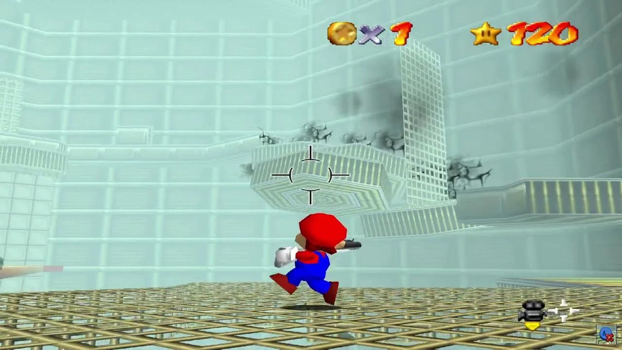 Super Mario 64 (1080p) [Shotgun Mario Remaining RA] - Ticking Time Bomb ...
