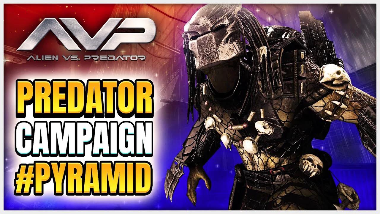 Aliens Vs Predator - Pyramid (Predator Campaign) 2K 60ᶠᵖˢ - Game ...