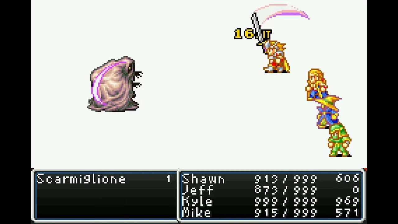 Final Fantasy I & II: Dawn of Souls - Hellfire Chasm - Scarmiglione