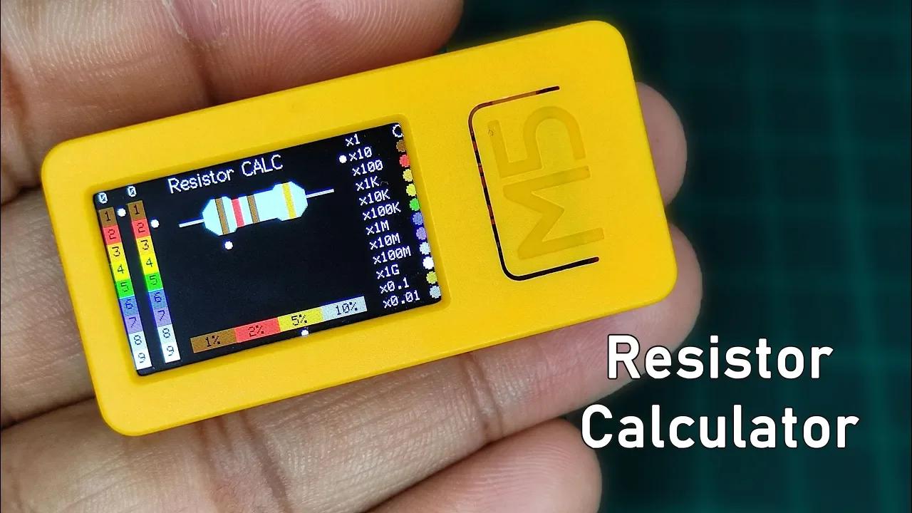 How to Build a Resistor Calculator on M5StickC Plus2 (ESP32)