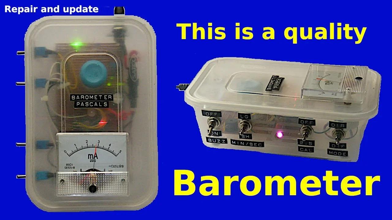 Retro Arduino barometer - update and repair.