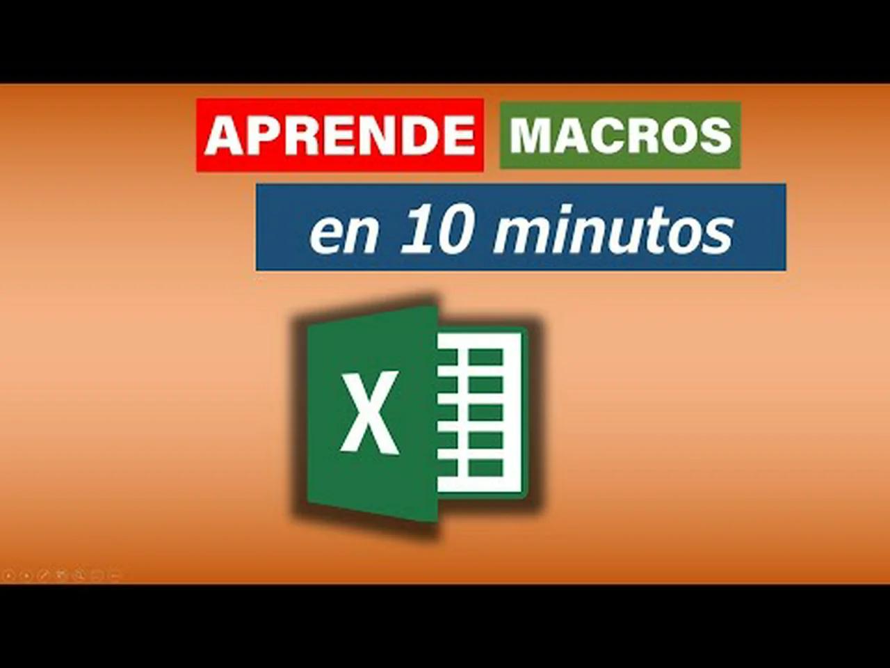 APRENDE MACROS EN 10 MINUTOS EN #excel