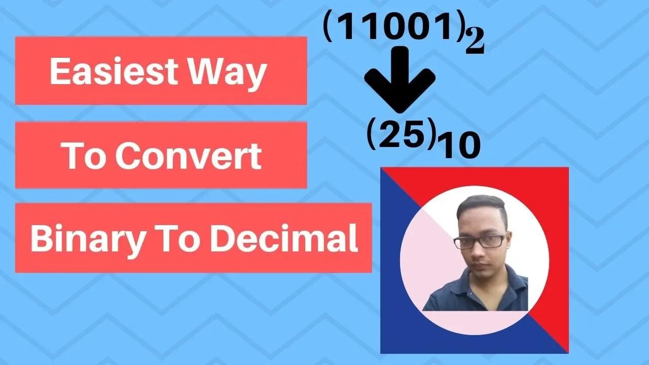 Easiest way to convert binary to decimal Bangla Tutorial