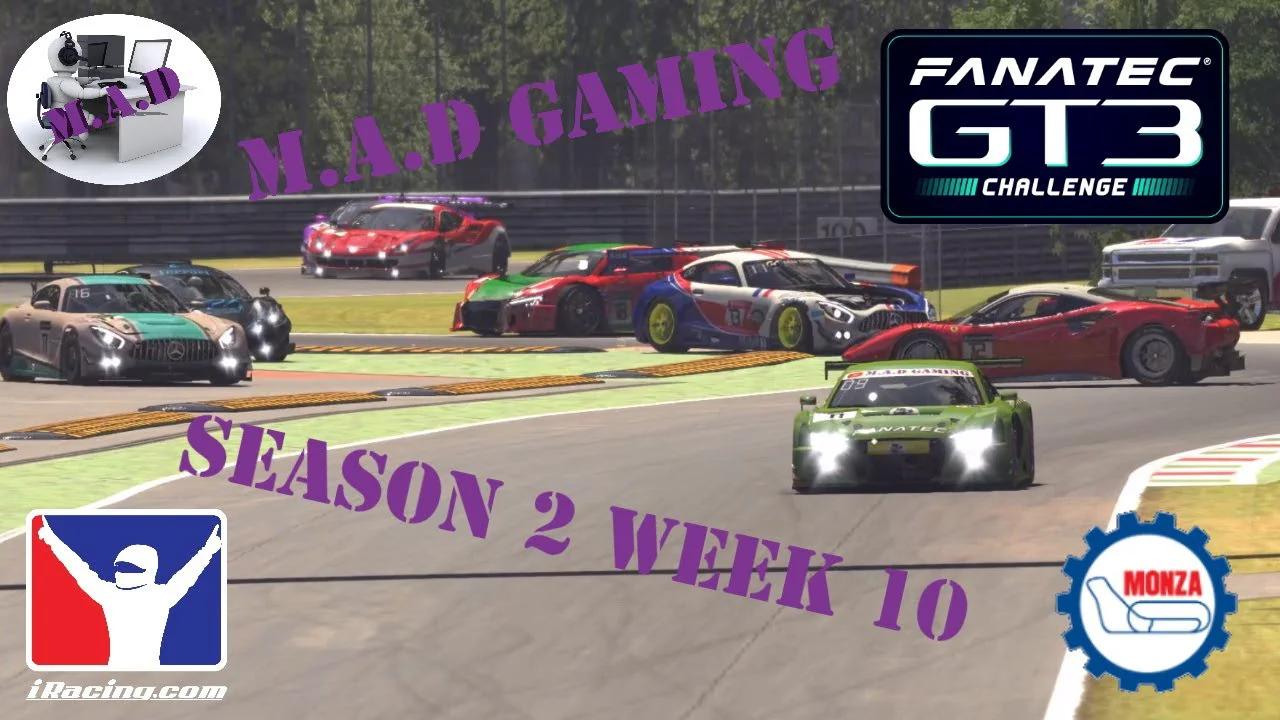 iRacing /Fanatec GT3 Challenge /Season 2 Week 10 /Monza /Audi R8 LMS