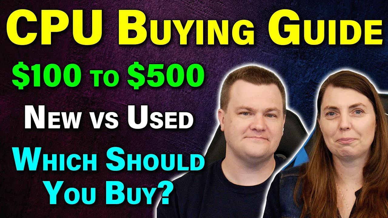 Which CPU Should You Buy in 2024? — $100 to $500 — Intel vs AMD — 02/17/24