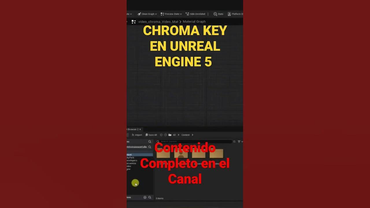 PASO A PASO, CHROMA KEY EN UNREAL ENGINE 5 #unrealengine5 #unrealengine ...