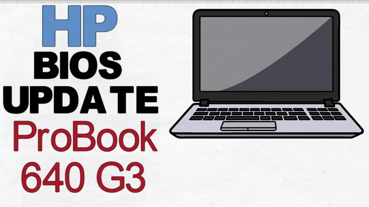 HP Bios Update | ProBook 640 g3
