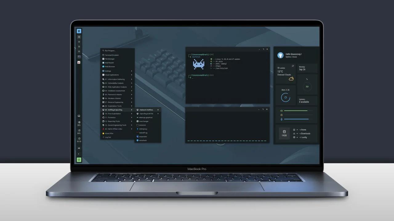 Customize Kali Linux Xfce
