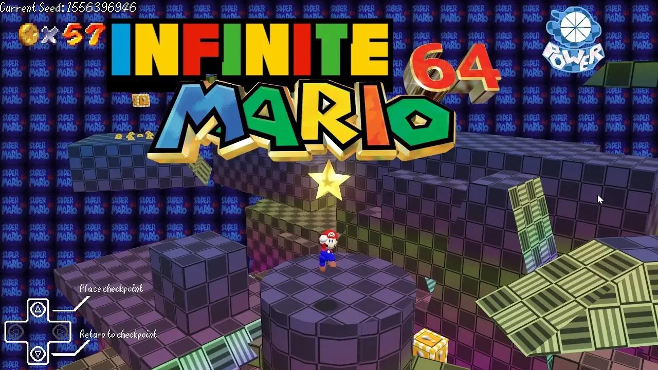 Infinite Mario 64 - Randomized Super Mario 64 Levels