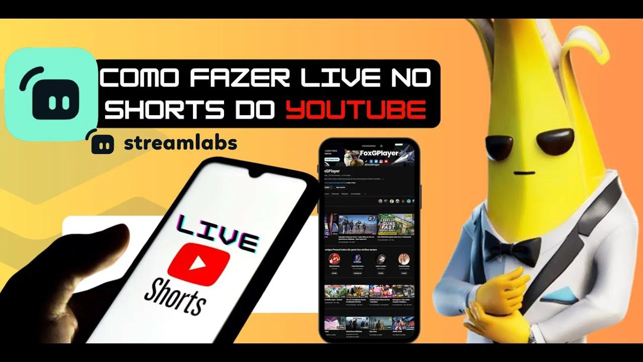Como fazer Live no Shorts do YouTube Rapido facil e pratico 2024 # ...