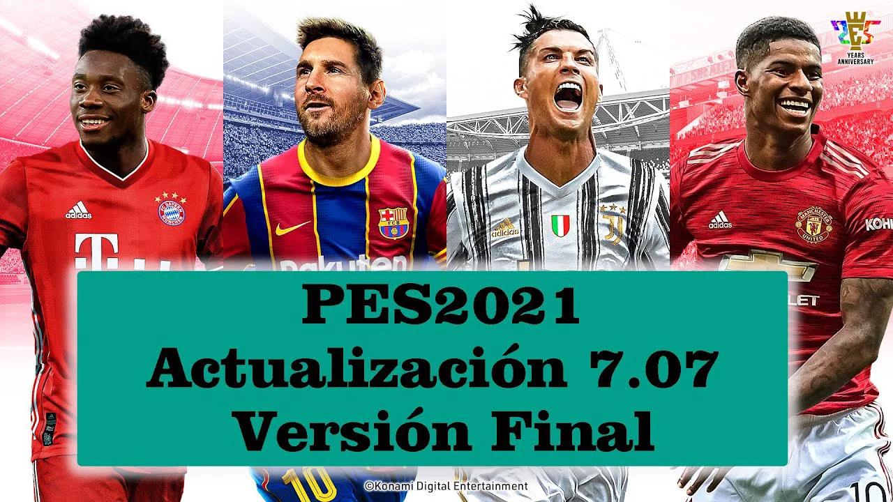 PES 2021 VR PATCH UPDATE PACK 7.07 Version Final