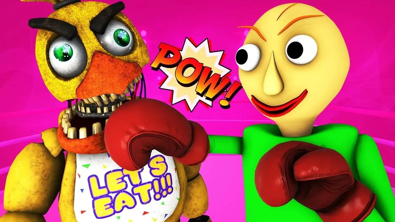 Baldi vs FNAF 2: Trapped in the Pizzeria (Five Nights At Freddy’s ...