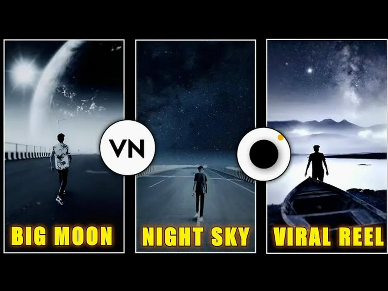 NIGHT SKY REELS EDITING | MOST VIRAL REEL EDITING TUTORIAL
