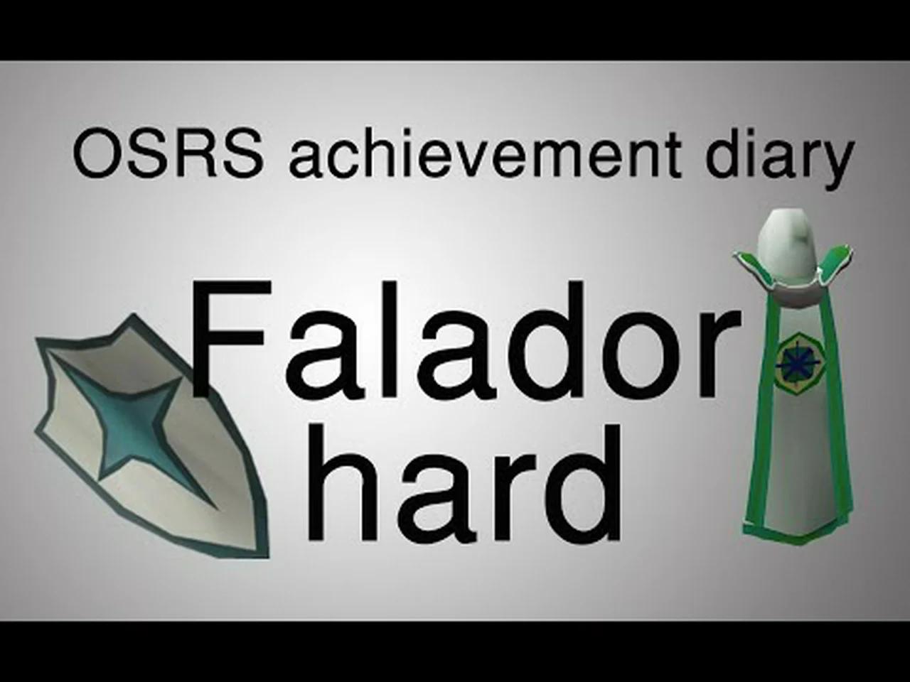 [OSRS] Falador hard diary tasks guide