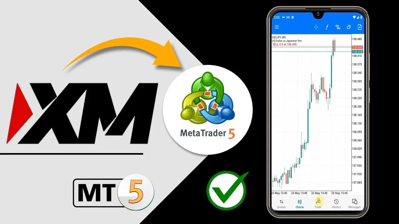 How to Link or Connect XM Broker to MetaTrader 5 on Smartphones - 2023