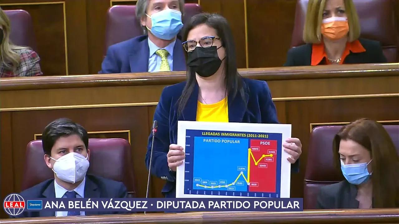🇪🇸 PP · Ana Vázquez Blanco humilla a Marlaska por la invasión de ...