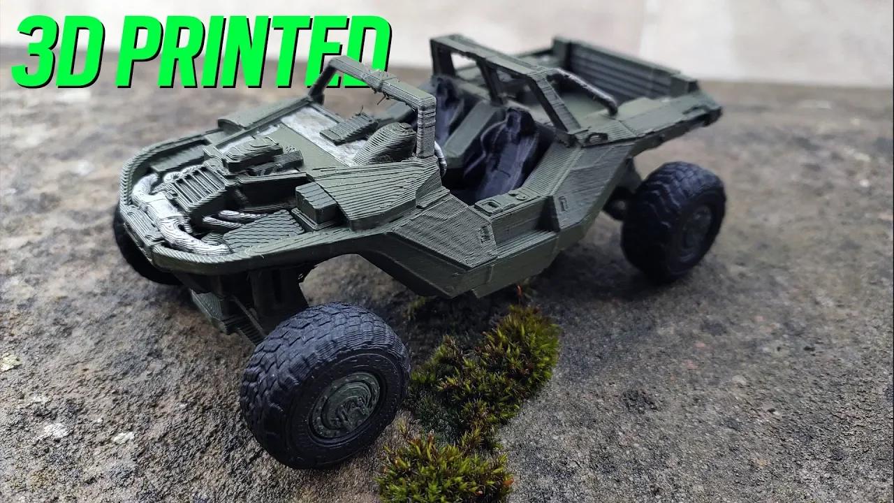 Halo Warthog - 3D Printed - Print Ideas - Best Free 3D Models