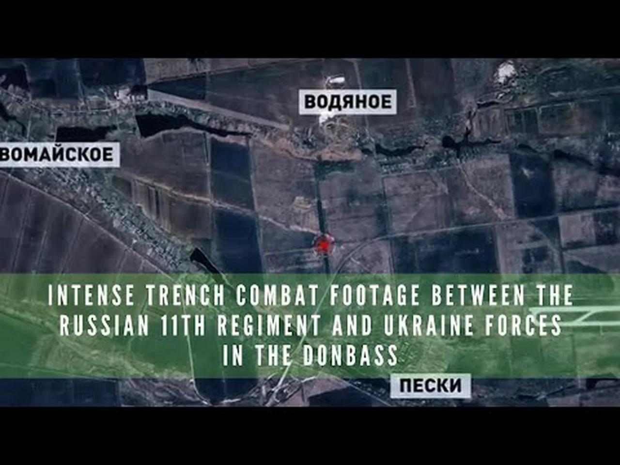 Intense trench combat footage between the Russian 11th Regiment and ...