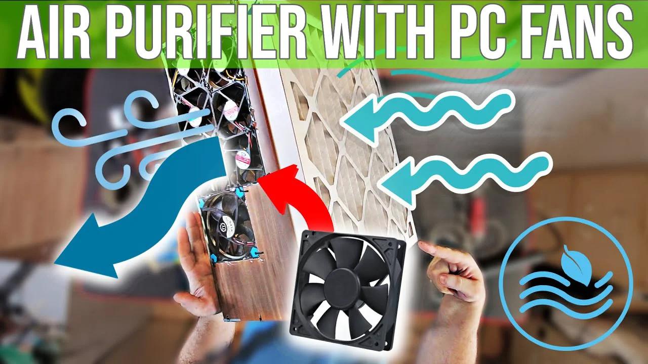 How to make a DIY Air Cooler/Purifier with PC fans