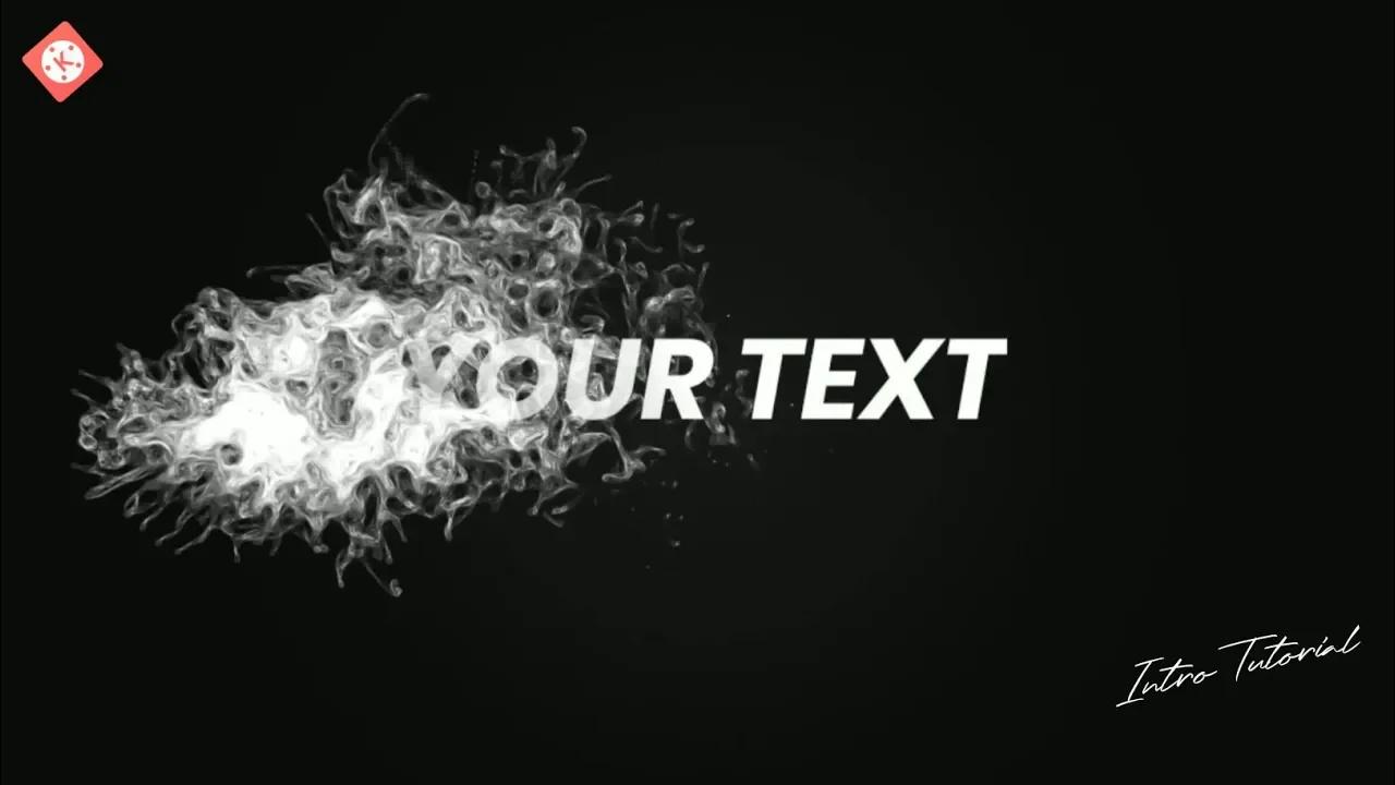 How To Make Smoke Text Reveal Animation Intro In Kinemaster ??? 🤔