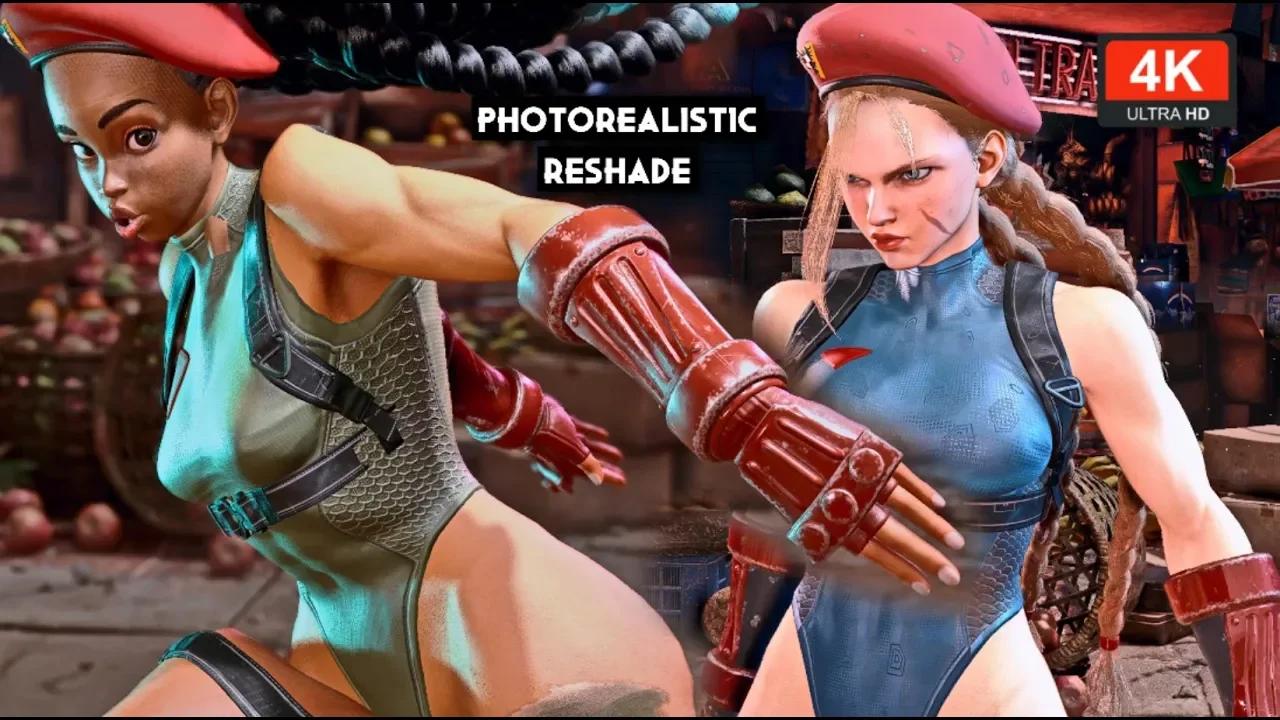 Kimberly Cammy Cosplay VS Real Upgraded Classic Cammy 4K Street Fighter 6 MOD Japan Seiyuu