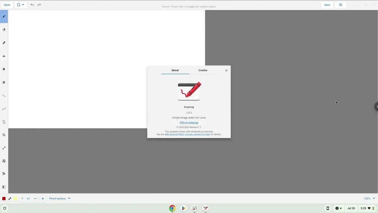 How to install Drawing on a Chromebook