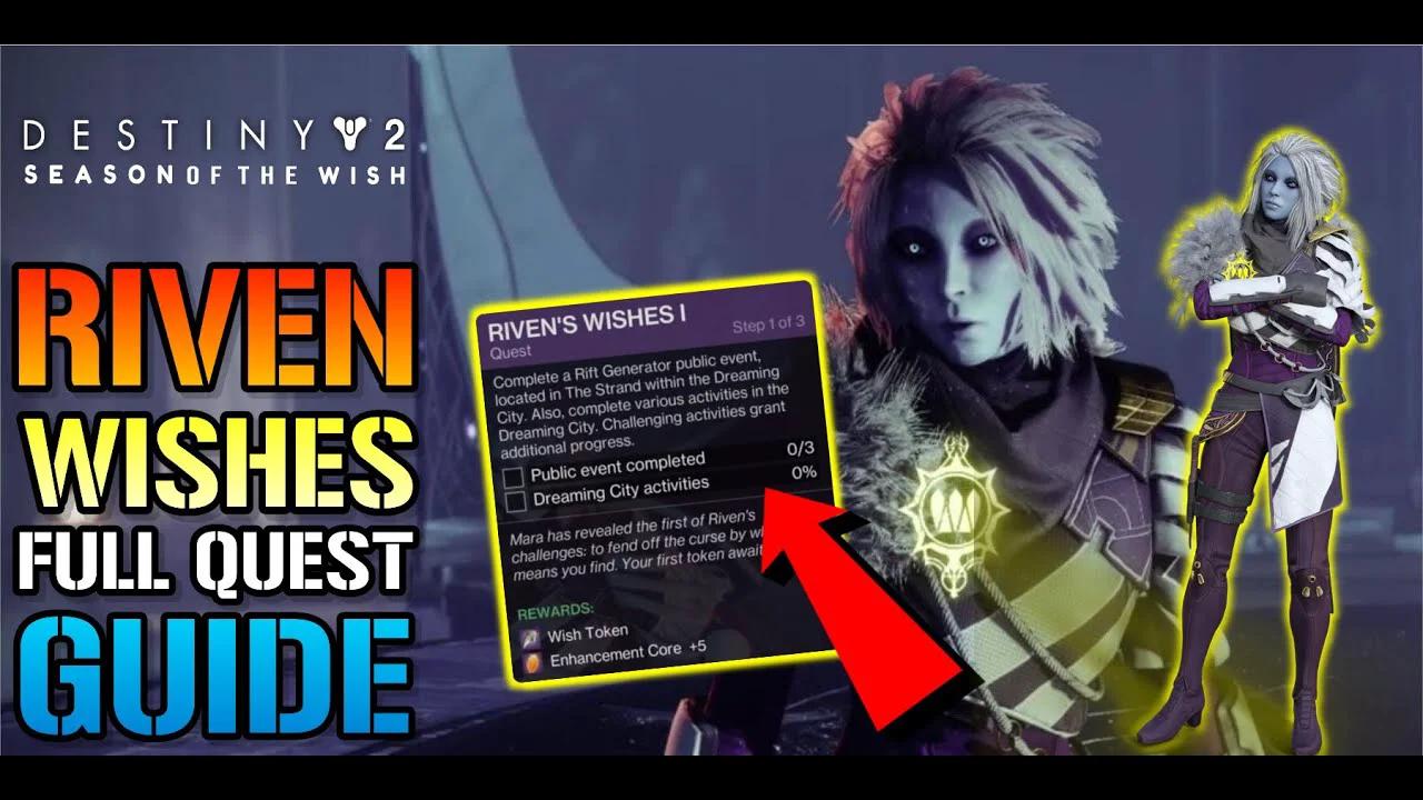 Destiny 2: "Riven Wishes" 1 FULL Quest Guide! NEW EXOTICS & Red Boarder ...