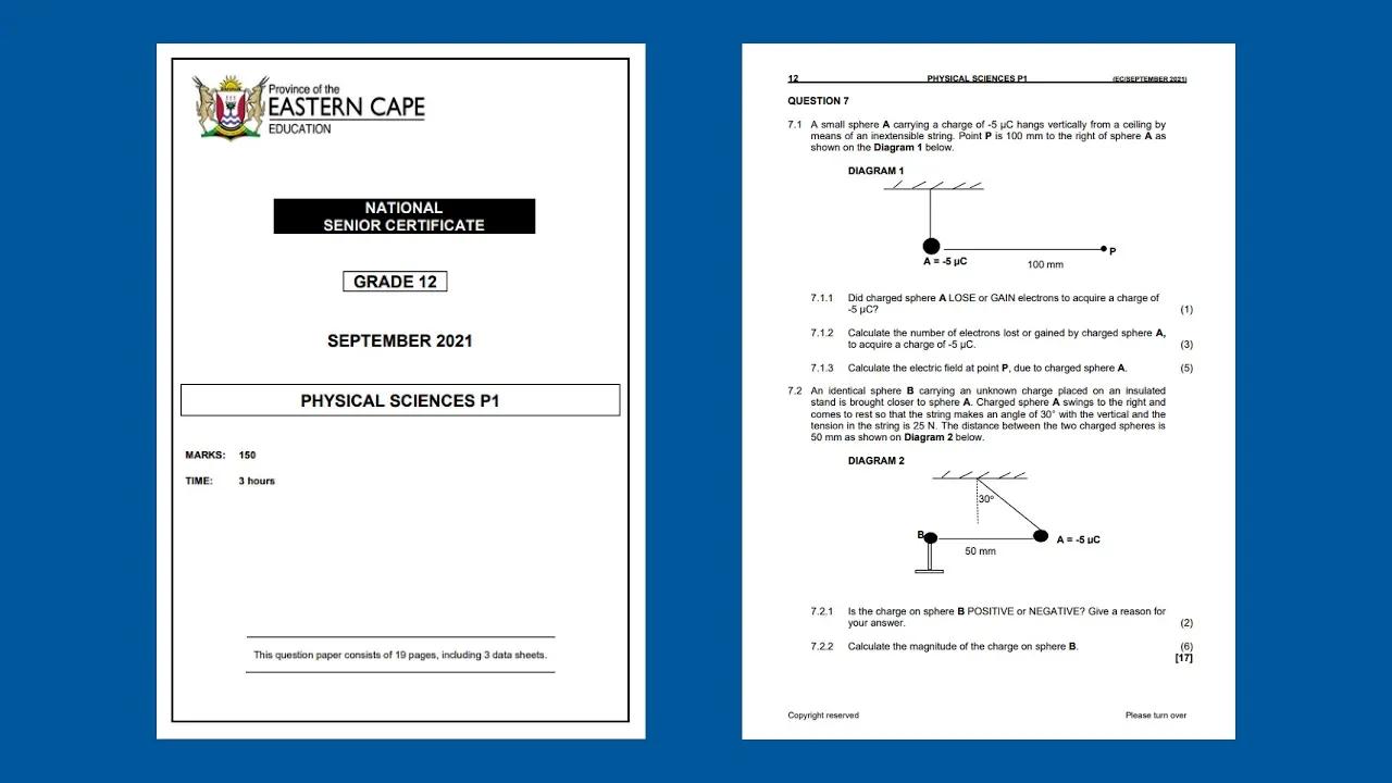 Electrostatics Grade 12 Physical Science September 2021