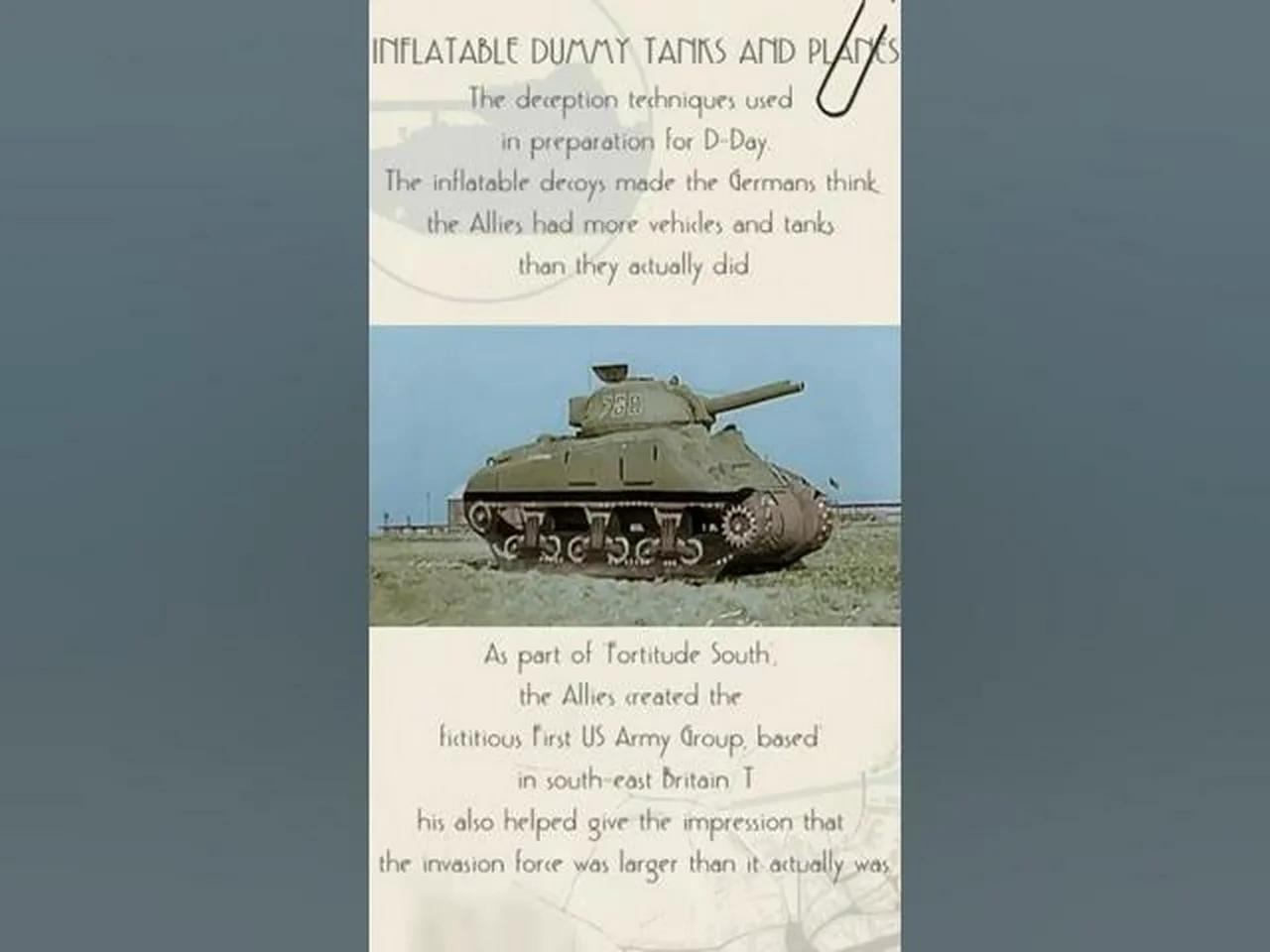 WW2 Inflatable Dummy Tanks - Panzerarchive #shorts 76