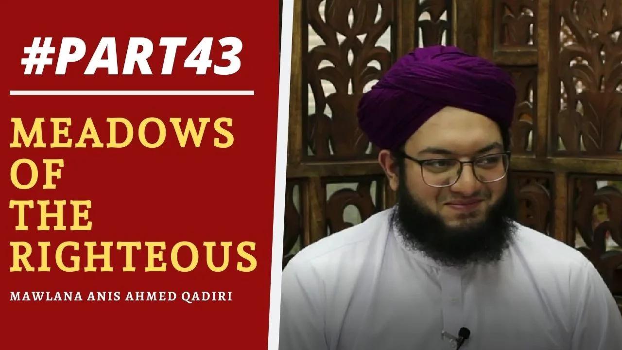 Part 43 Of Imam Al Nawawi's Riyad As-Saliheen | Introduction to Taqwa | Mawlana Anis Ahmed