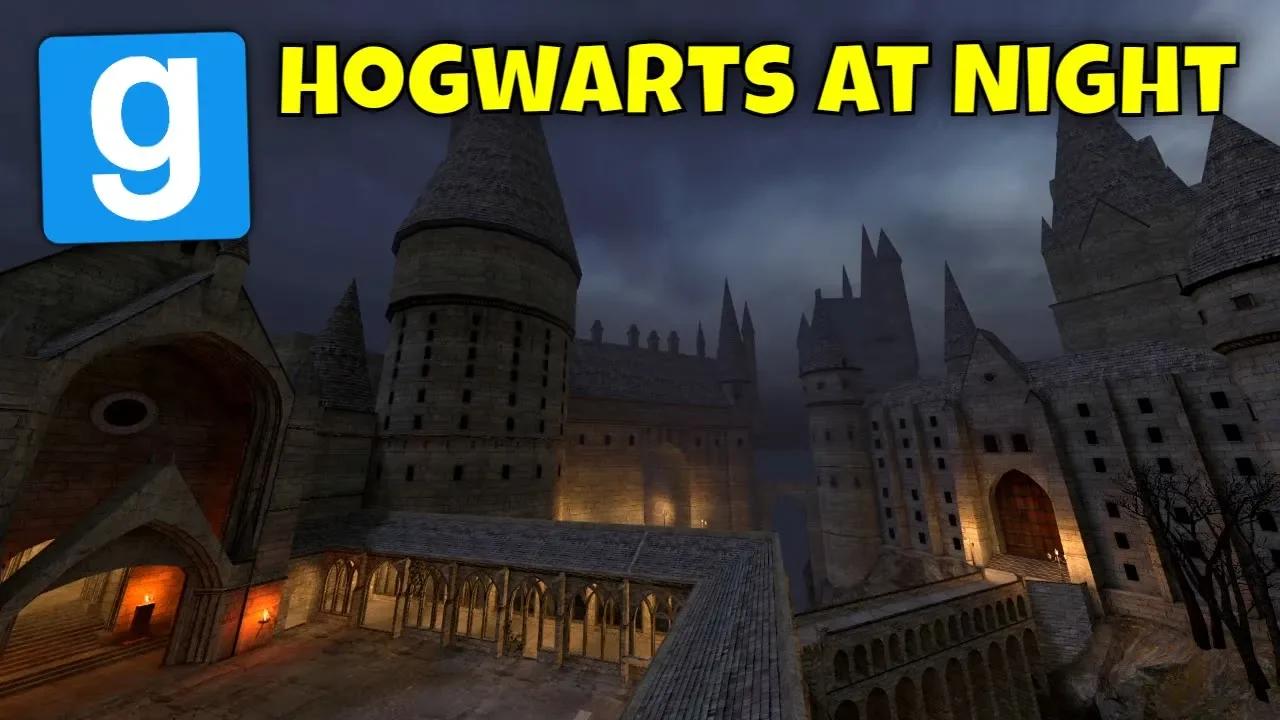 Hogwarts At Night Map - Garry's Mod Map Review: rp_hogwarts_darkos