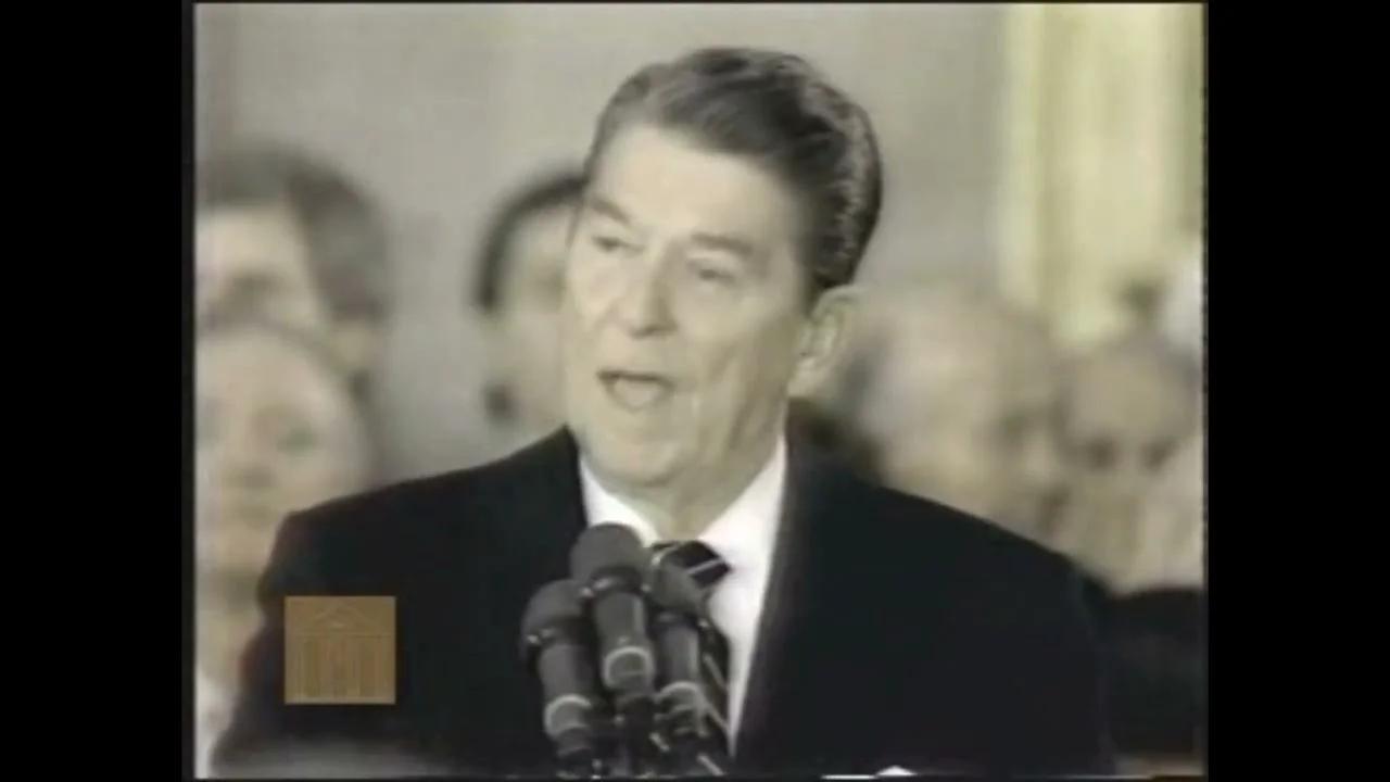 We The People 🇺🇸 Second Inaugural Address (Excerpt) ⭐️ Ronald Reagan ...