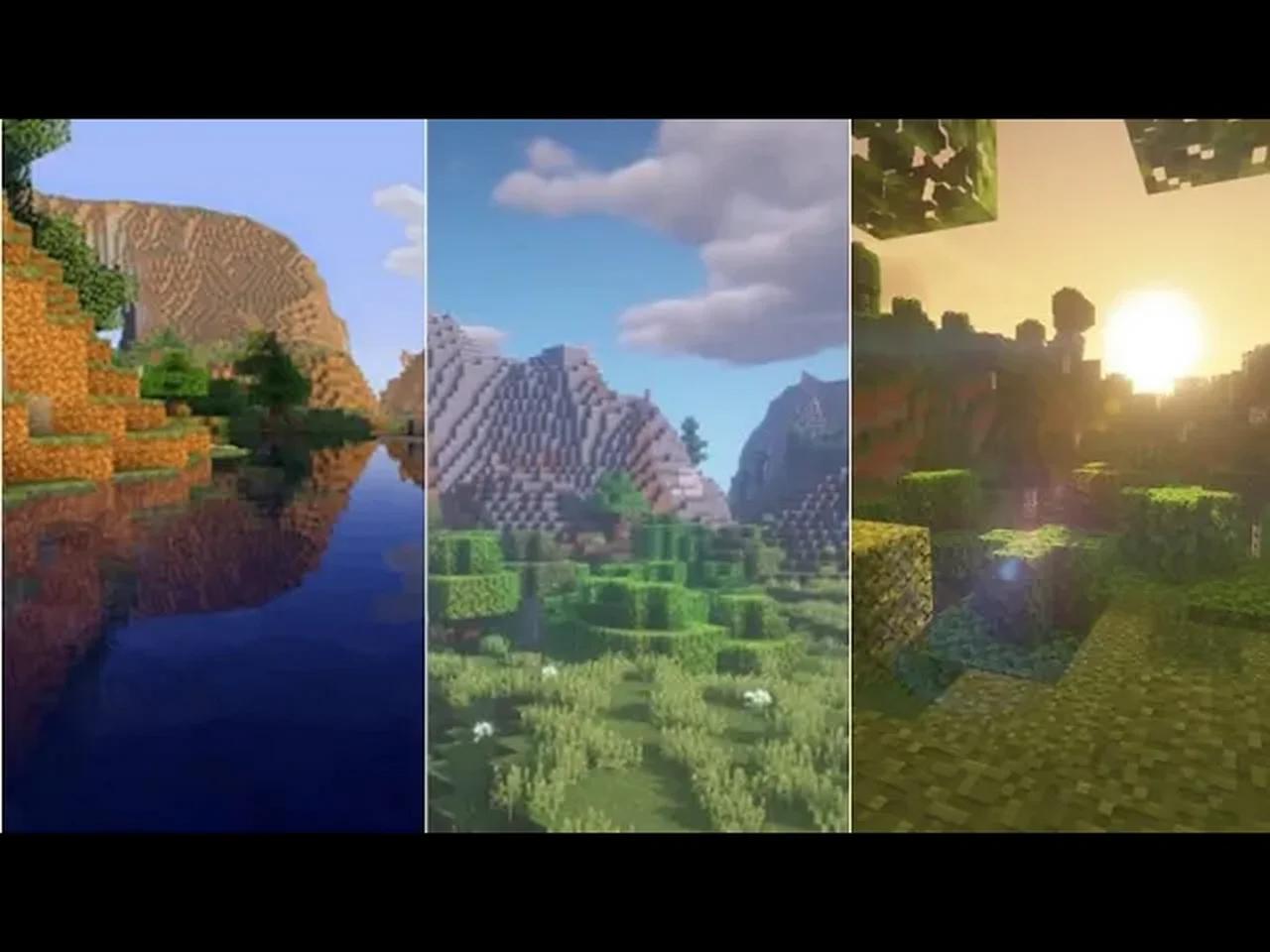 El mejor SHADER/TEXTURE PACK para Minecraft PE 1.17, 1.18 y 1.19