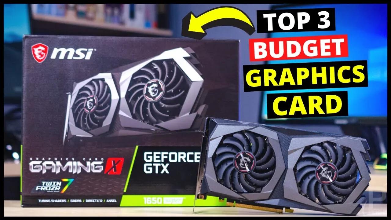 Top 3 Best Budget Graphics Card in 2021 on Amazon | Gaming & Editing ...