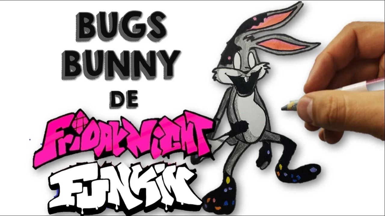 Cómo DIBUJAR a🐰BUGS BUNNY 🐇 de FRIDAY NIGHT FUNKIN PIBBY/How ti DRAW ...