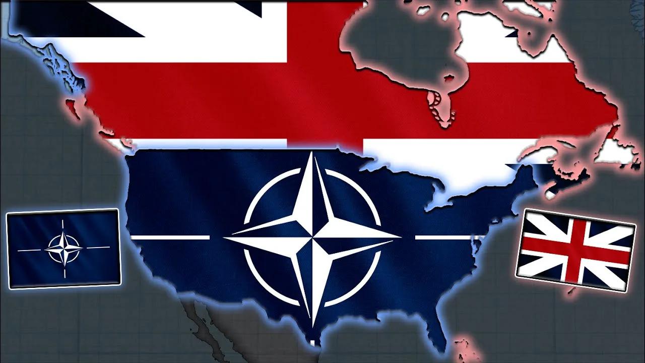 NATO Vs British Empire - Hoi4 Timelapse