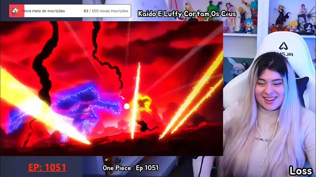 Mariana Alpha - KAIDO & LUFFY RASGAM OS CÉUS | One Piece | Ep 1051 ( React )