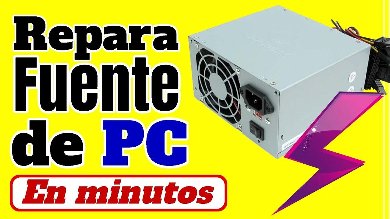Como REPARAR FUENTE de PODER de PC Reparacion de Fuentes CONMUTADAS ATX ...