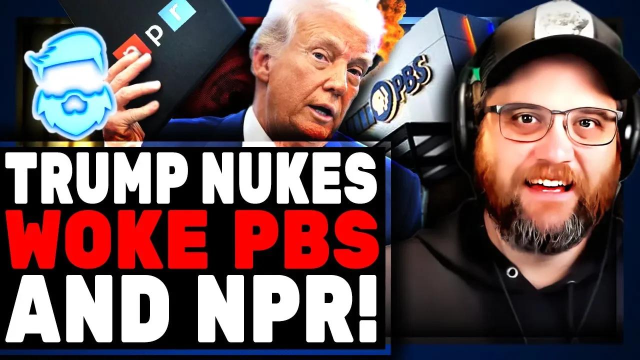 Trump Goes NUCLEAR On WOKE PBS & NPR By CUTTING ALL FUNDING! Soy ...