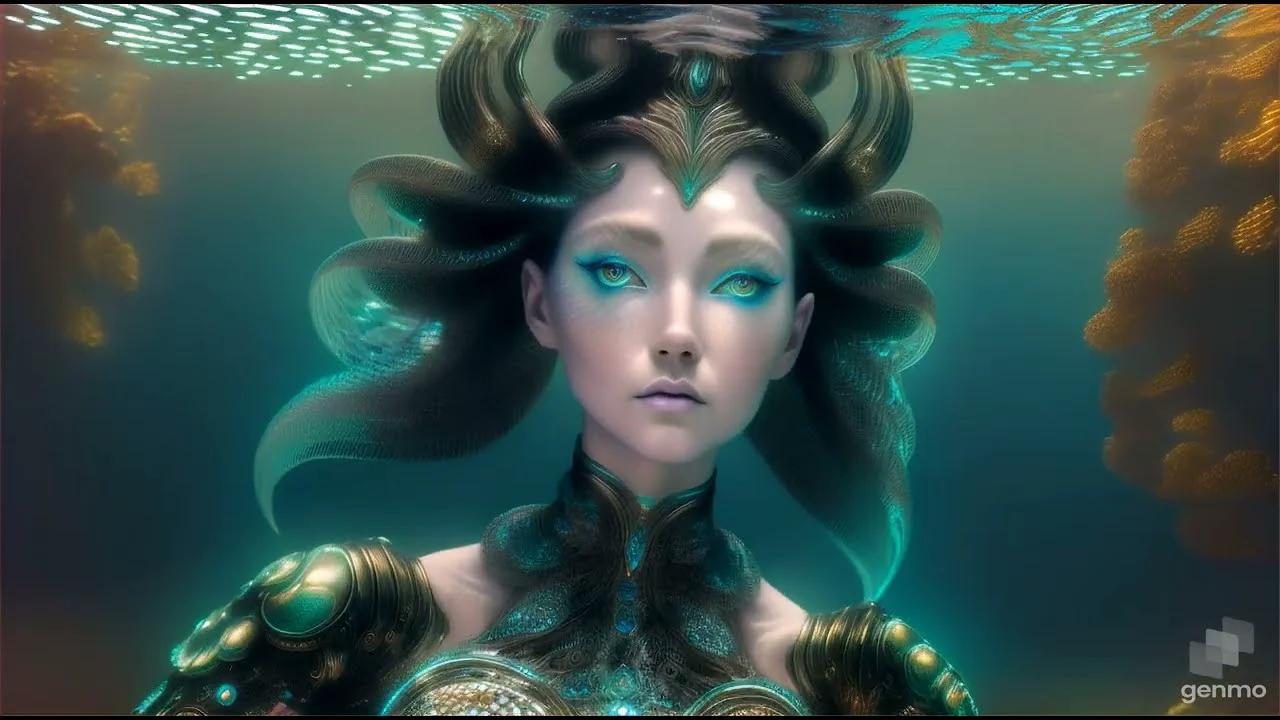 Enchanting Biopunk Cyborg Mermaid goddesses: A Hyper-Realistic ...