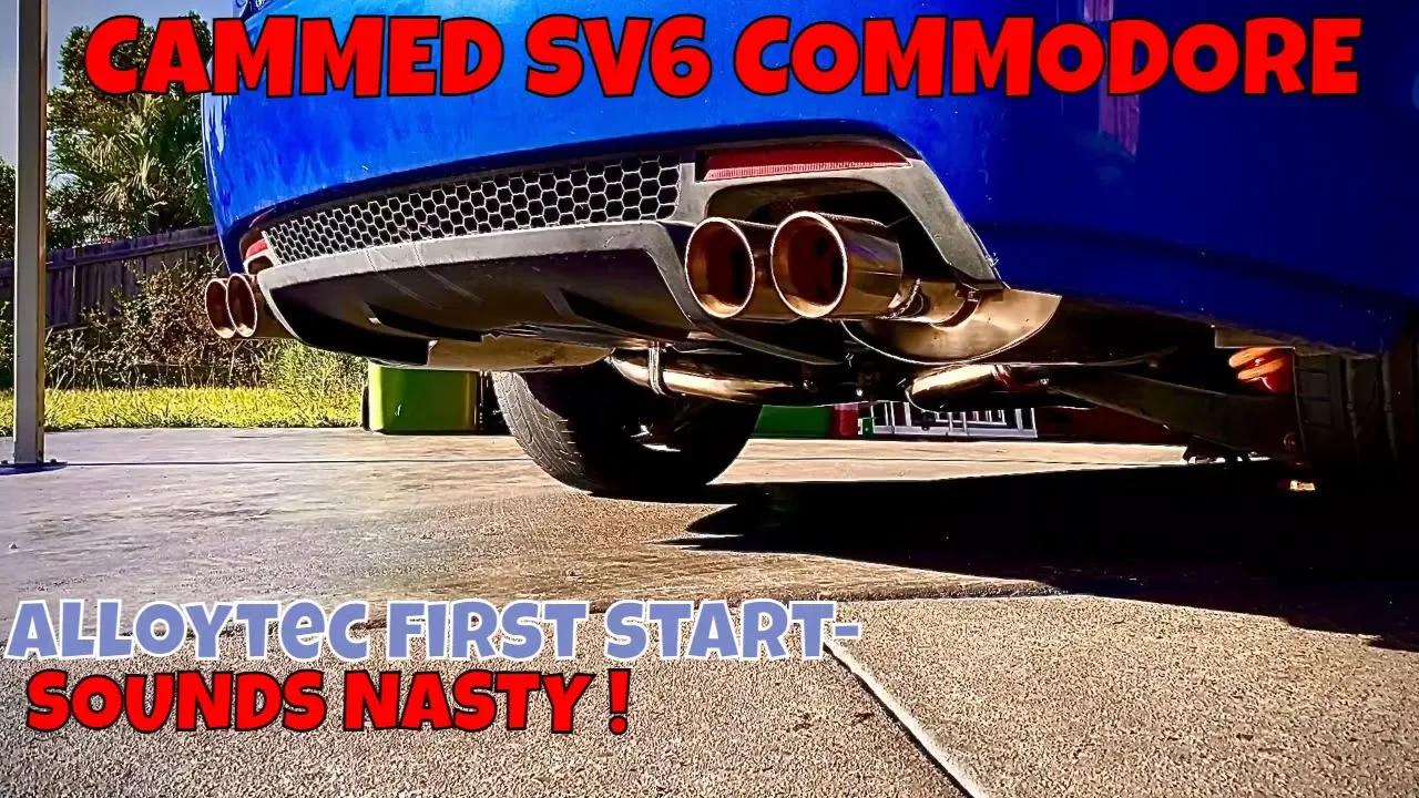 Cammed SV6 VE Commodore | Mace Engineering Cams | First Start | Sounds ...