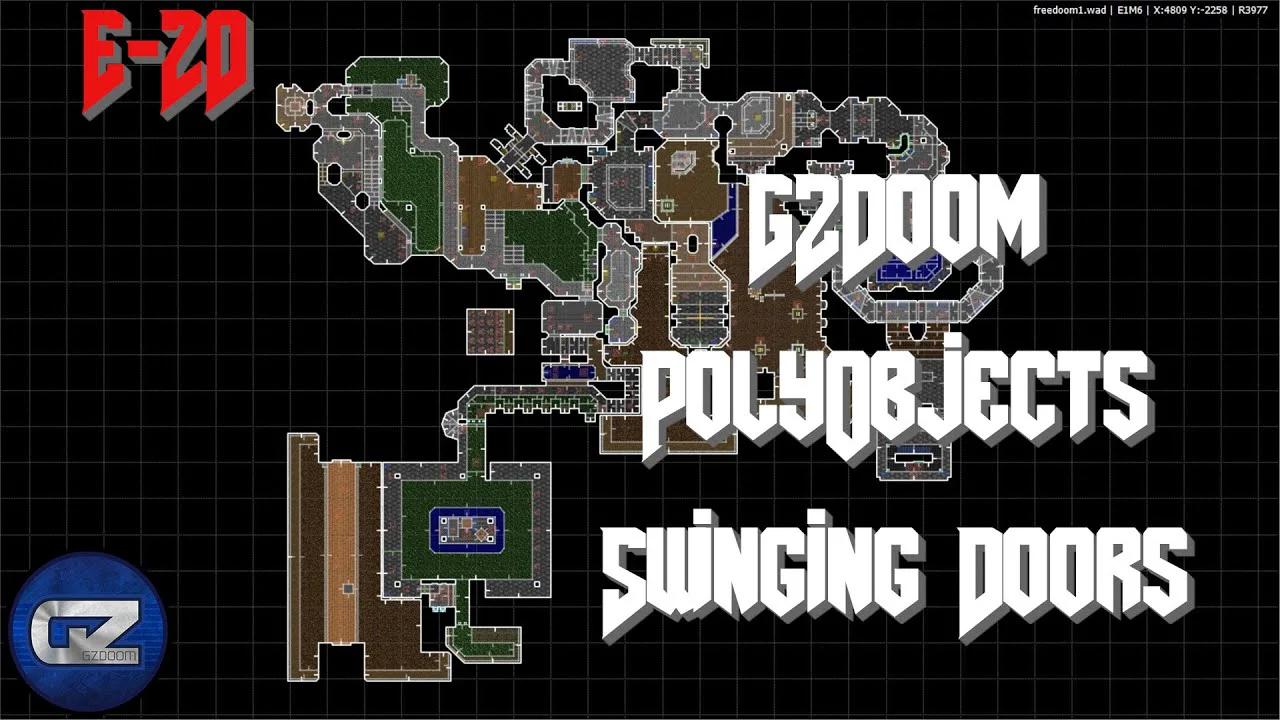 GZDoom Mapping - PolyObjects Swinging Doors - Tutorial 20 | Ultimate ...