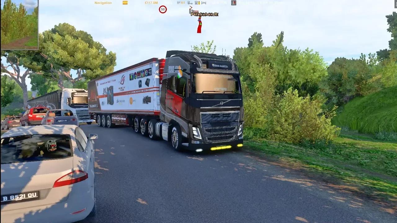 Ets2 | New Volvo Truck Drive With Asus ROG STRIX G15 trailer | Euro ...