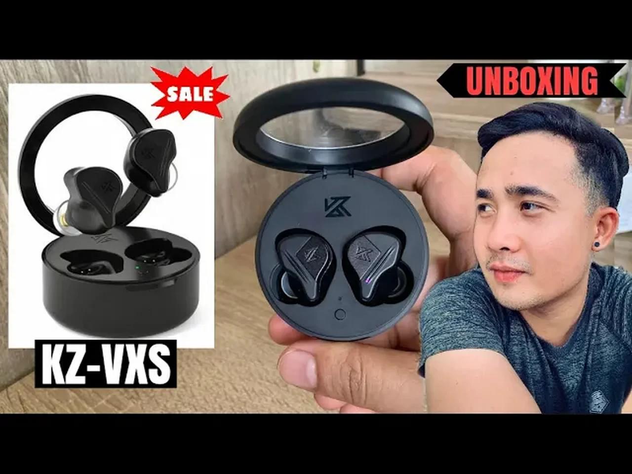 Unboxing KZ-VXS TWS Bluetooth 5.2 Wireless Earbuds | SPECS + Features | Review