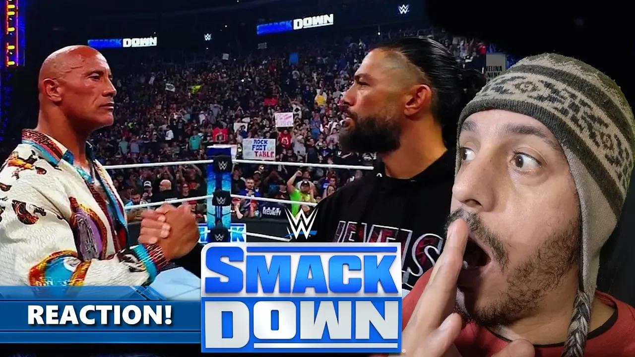 The Rock, Roman Reigns Acknowledge Me! Bloodline Promo REACTION ...