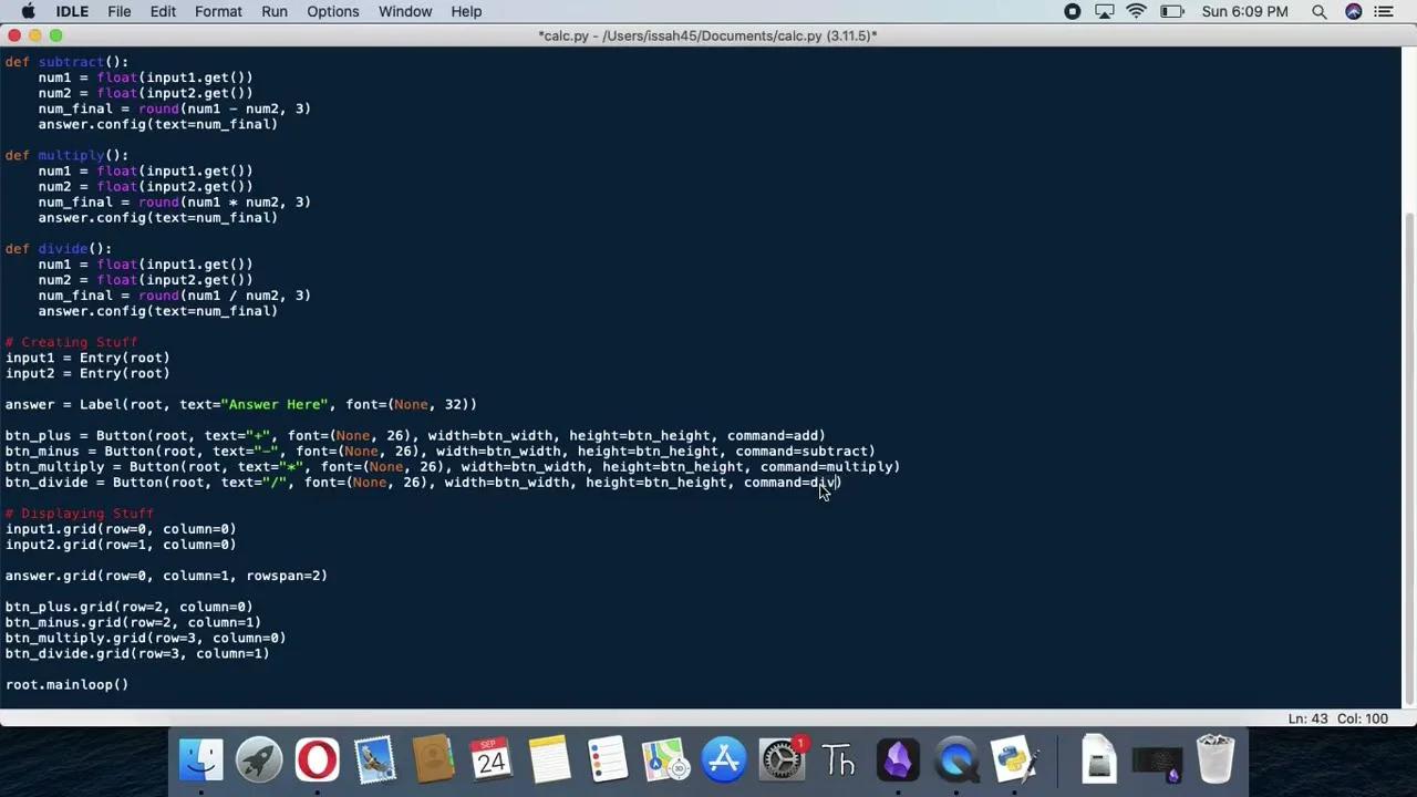Python Tutorial | How To Create A Calculator Using Python Tkinter