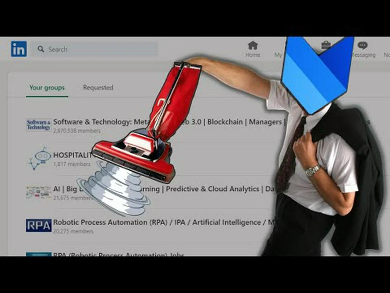 Scrape data from Linkedin with Microsoft Power Automate Desktop