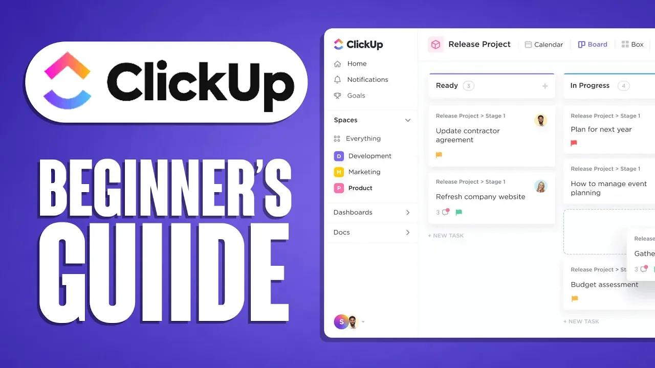 Beginner's Guide to ClickUp: Project Management (2022)