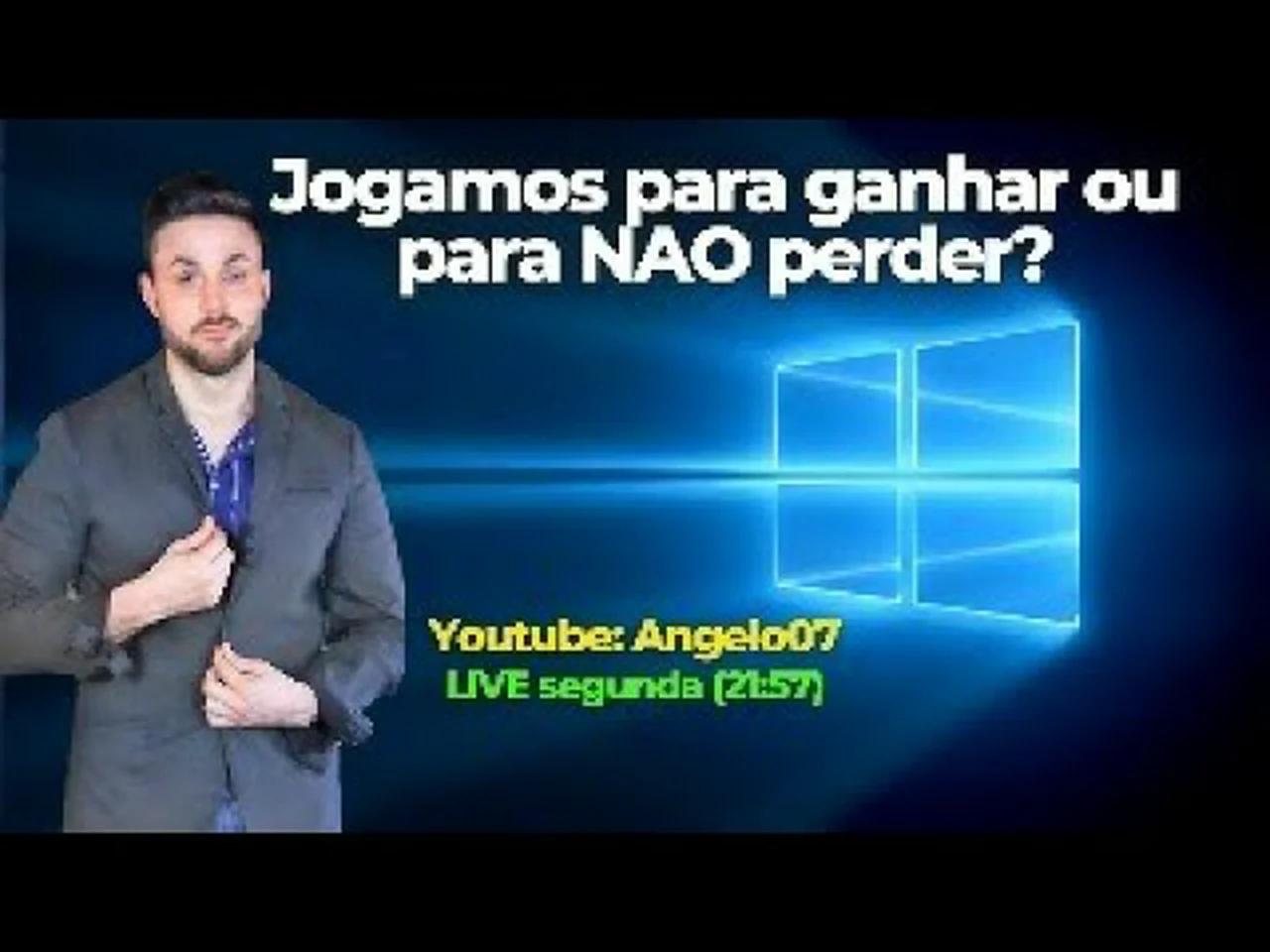 JOGAMOS PARA GANHAR OU NAO PERDER?